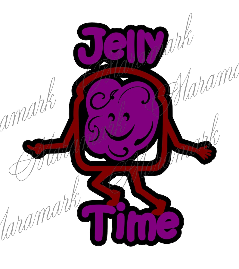 Peanut Butter Jelly Time Fun Design Svg Png Jpg Digital - Etsy