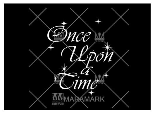 Once Upon a Time Design svg png jpg digital download file | Etsy