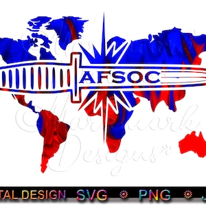 AIR FORCE AFSOC Dagger Decal Svg, Png, Jpg Digital Download File - Etsy