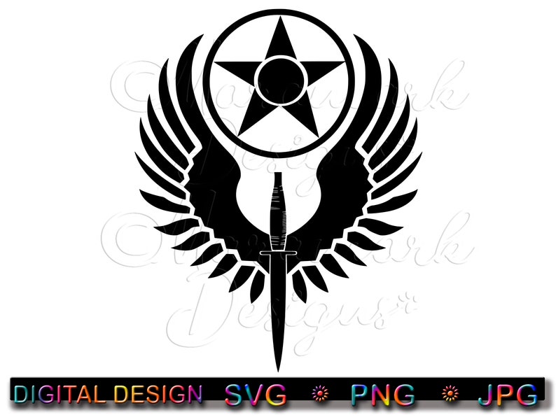 AIR FORCE AFSOC Design Svg Png Jpg Digital Download File - Etsy