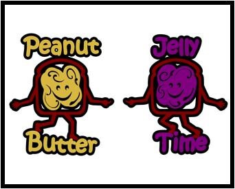 Peanut Butter Jelly Time Fun Design Svg Png Jpg Digital - Etsy