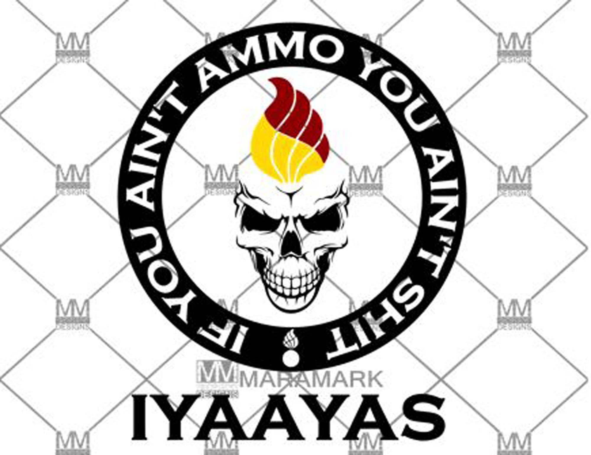 IYAAYAS AMMO Skull Pisspot Air Force Svg Png Jpg Digital - Etsy UK