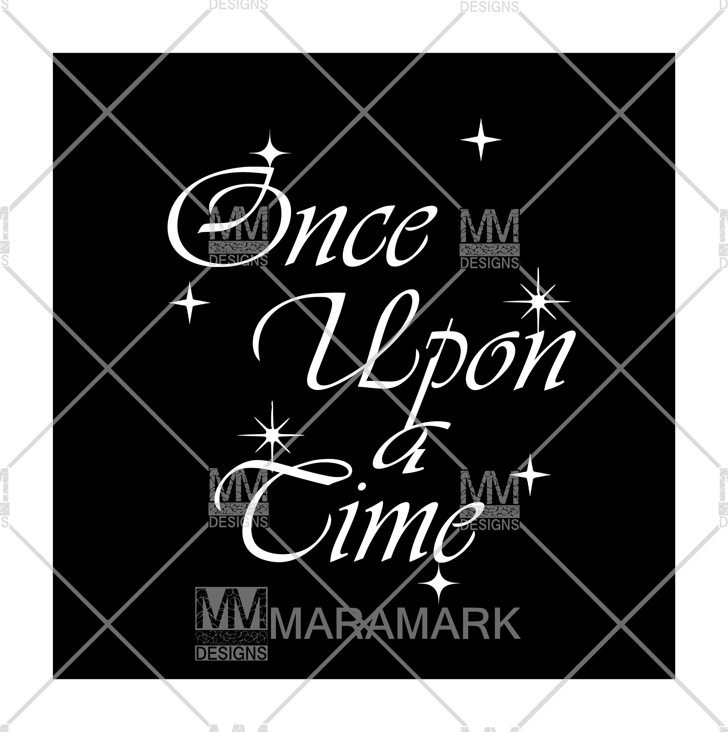 Once Upon a Time Design svg png jpg digital download file | Etsy