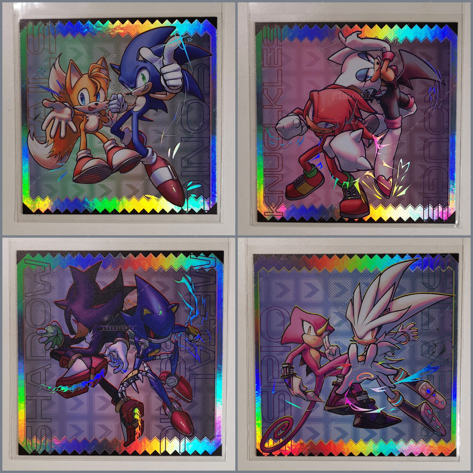 Sonic Rivals 2 Themed Holographic Badges & Cards restock in Sept - Etsy