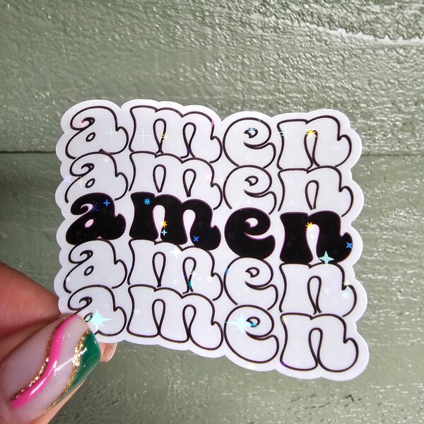 Amen Stickers - Etsy