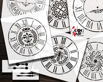 Clock Face Dxf - Etsy