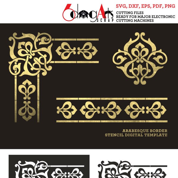 Border Stencil - Etsy