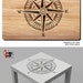 Victorian Compass Rose Stencil / Decal Digital Templates SVG DXF Vector ...