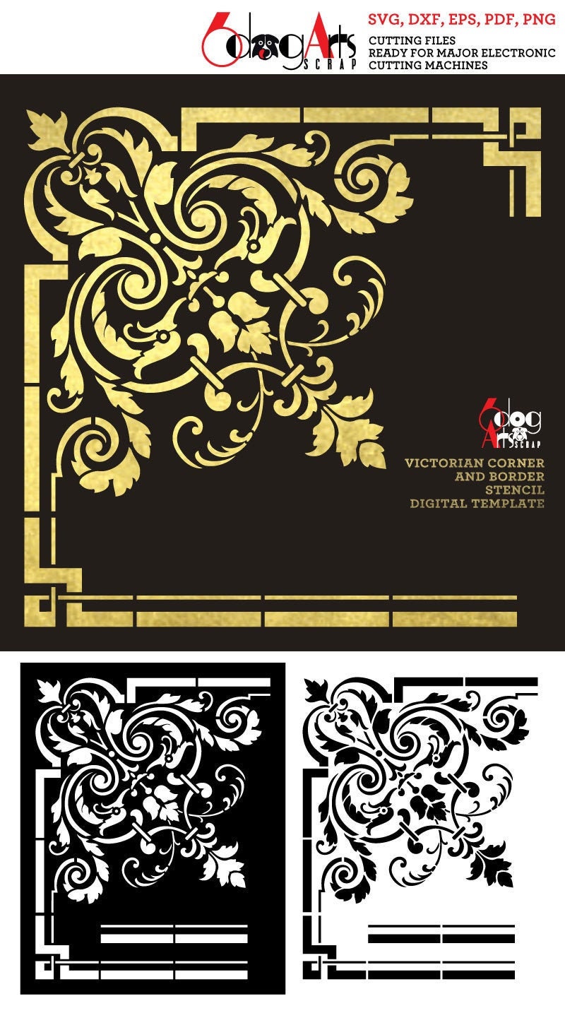 Victorian Corner Border Png
