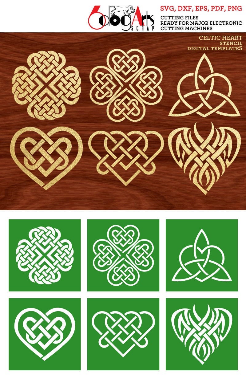 Celtic Heart Carving Patterns