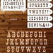 Western Alphabet Letters Digital Stencil Templates SVG DXF Diy Cut ...
