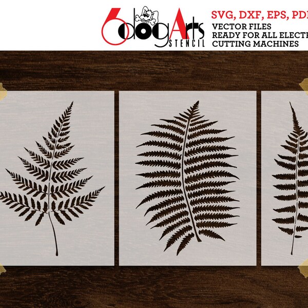 Fern Cutting File - Etsy