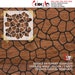 Rubble Pavement Stones Seamless Pattern Digital Stencil Template Vector ...