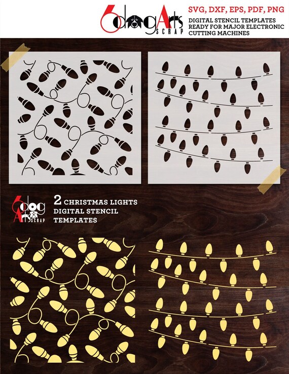 Christmas Light Pattern Template