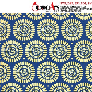 2 Sundial Circles Digital Stencil Templates Vector SVG DXF Files ...