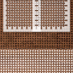 Braiding Seamless Allover Pattern Digital Stencil Templates Vector SVG ...