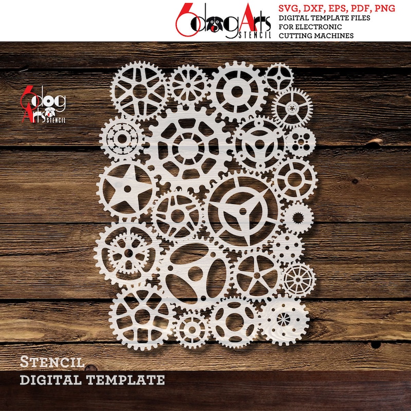 Laser Cut Vector Gears - Etsy