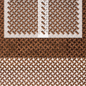 Braiding Seamless Allover Pattern Digital Stencil Templates Vector SVG ...