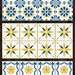 4 Mexican Talavera Tile Digital Stencil Templates SVG DXF Files Laser ...