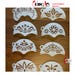 9 Face Painting Digital Stencil Templates SVG DXF Vector Files Mylar ...