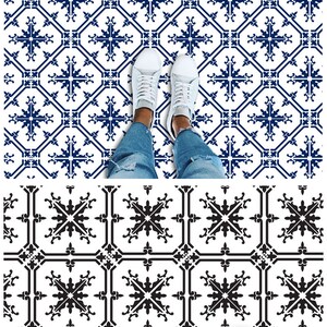 6 Tile, Wall, Floor, Cookie Stencil Digital Templates SVG DXF Files ...
