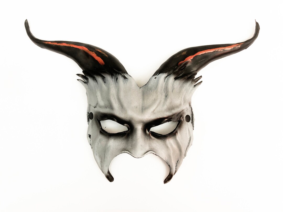 Grey Goat Mask by Maskelle Masks is Flexible Water Resistant and Badass ...