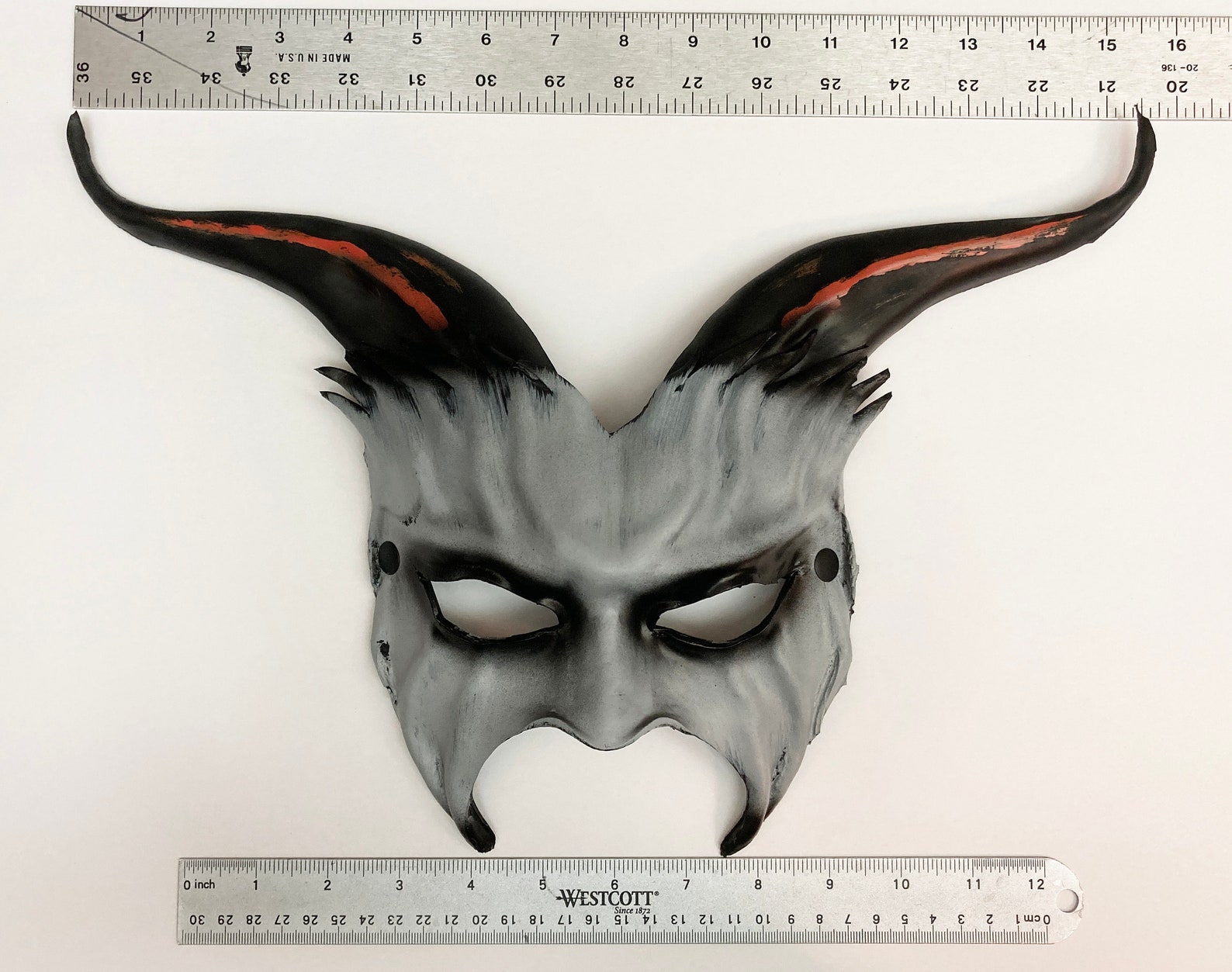 Grey Goat Mask by Maskelle Adult Masquerade Costume Halloween - Etsy