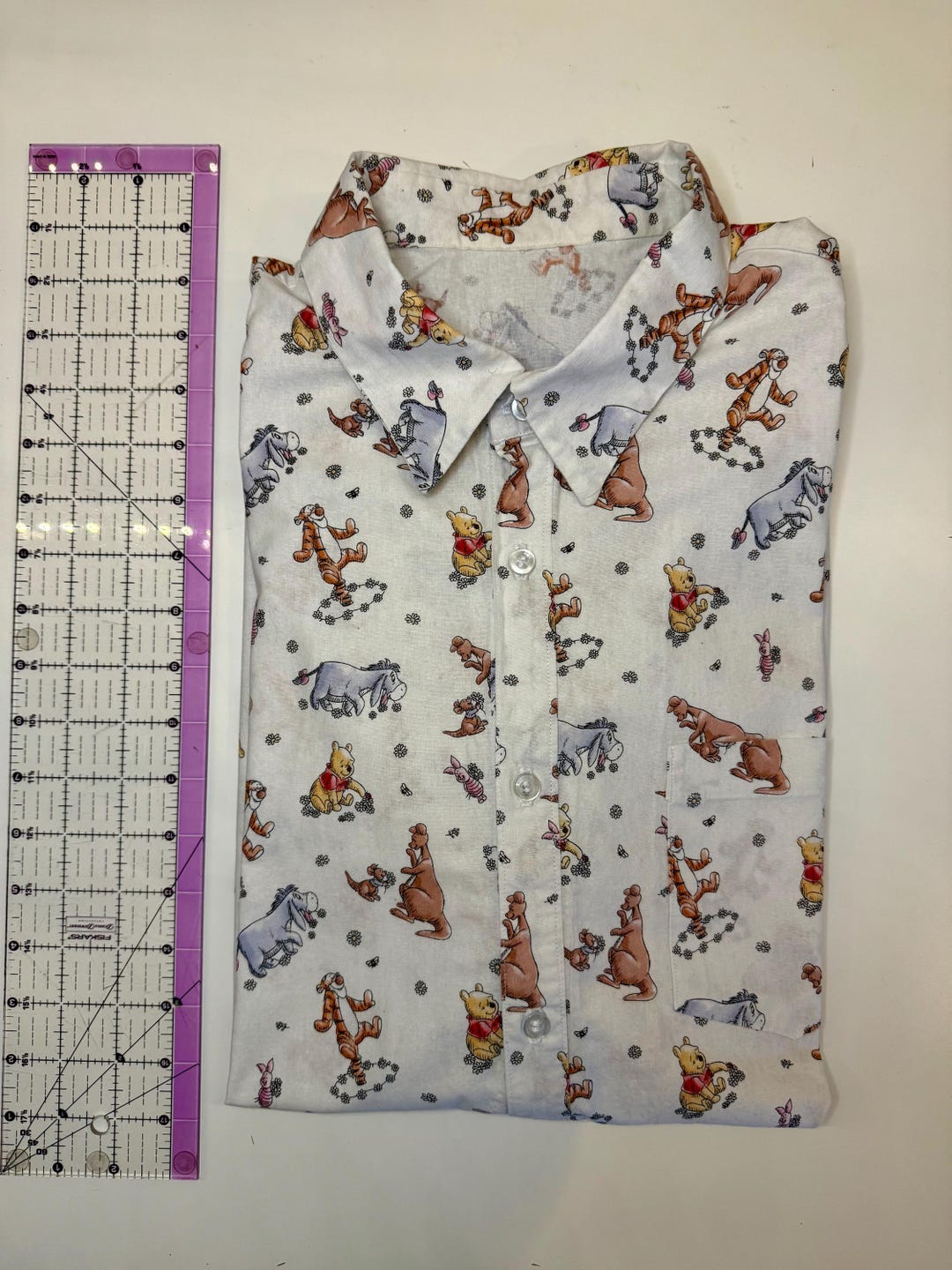 Men's Winnie the Pooh Button up Shirt Men's Disney Shirt Winnie the ...