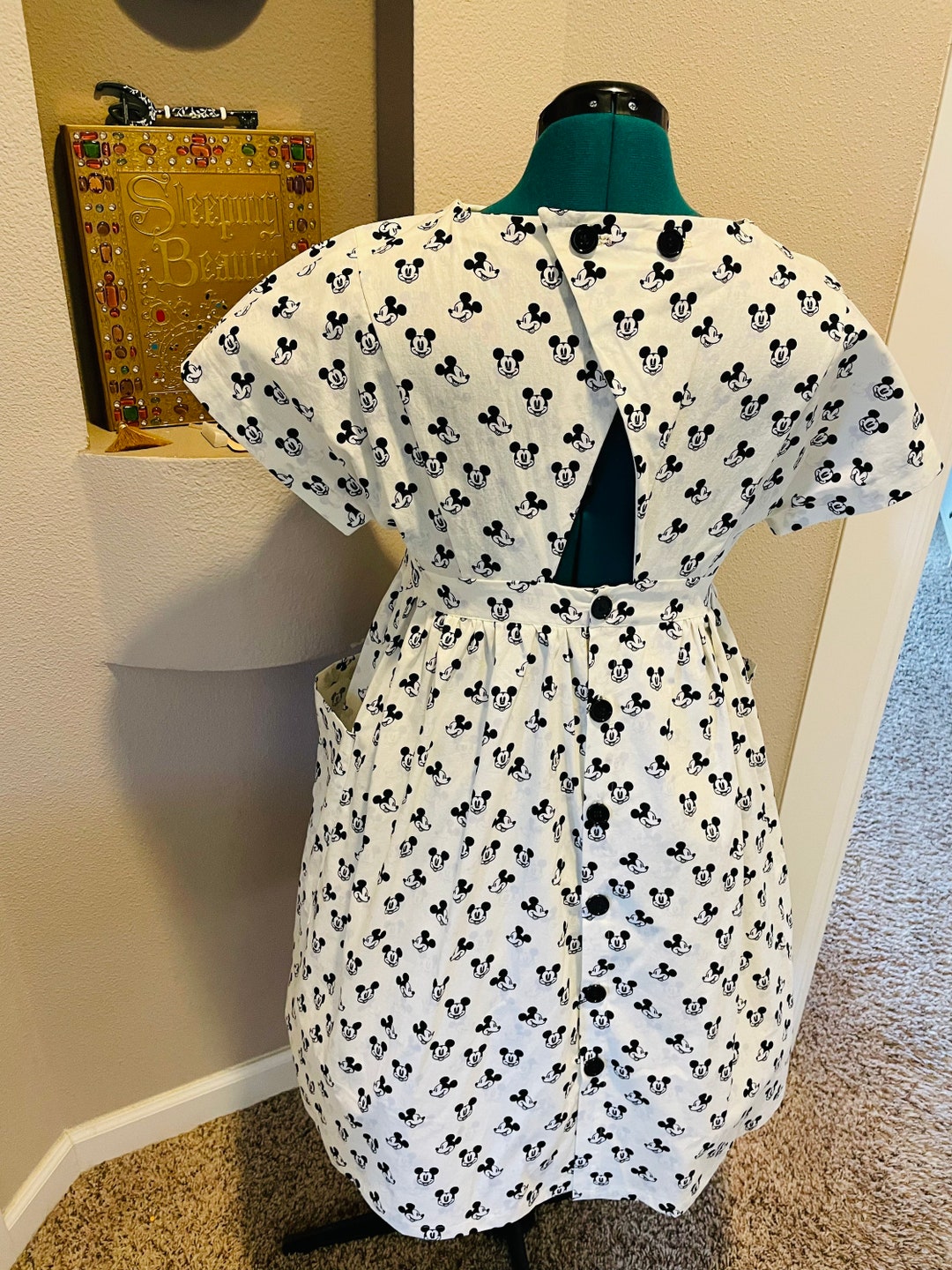 Mickey Mouse Disney Dress | Womens Mickey Dress | Mickey Mouse Dress - Etsy