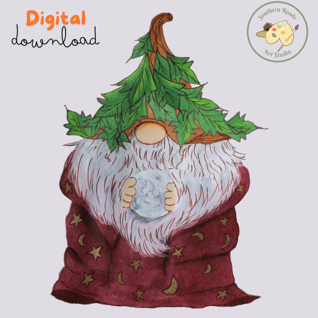 Earth Gnome Clipart Bundle Gnome Clipart Gnome PNG Nature Gnome Nature ...