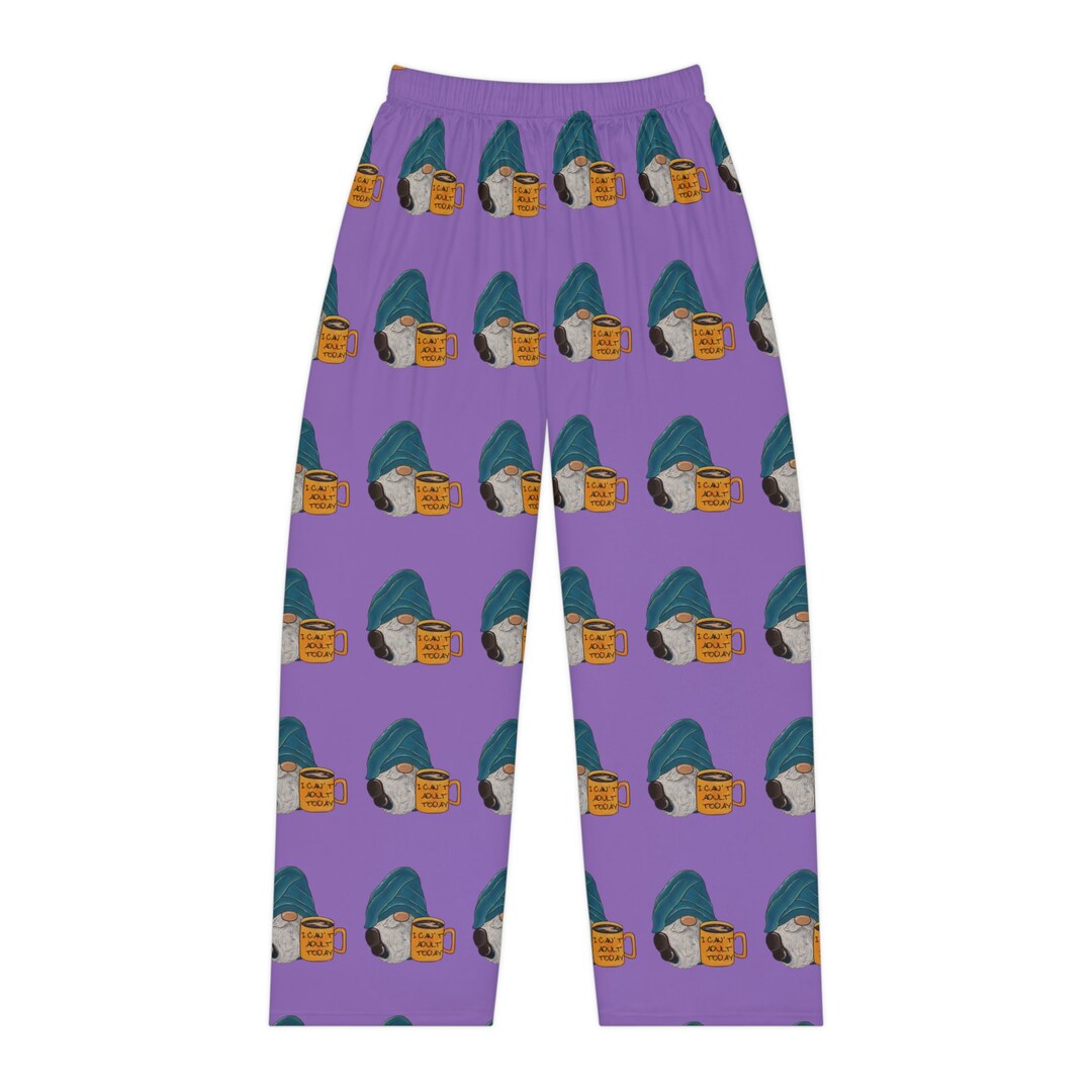 Grumpy Gnome Women's Pajama Pants 8 Sizes I Can't Adult Today Fun PJ ...