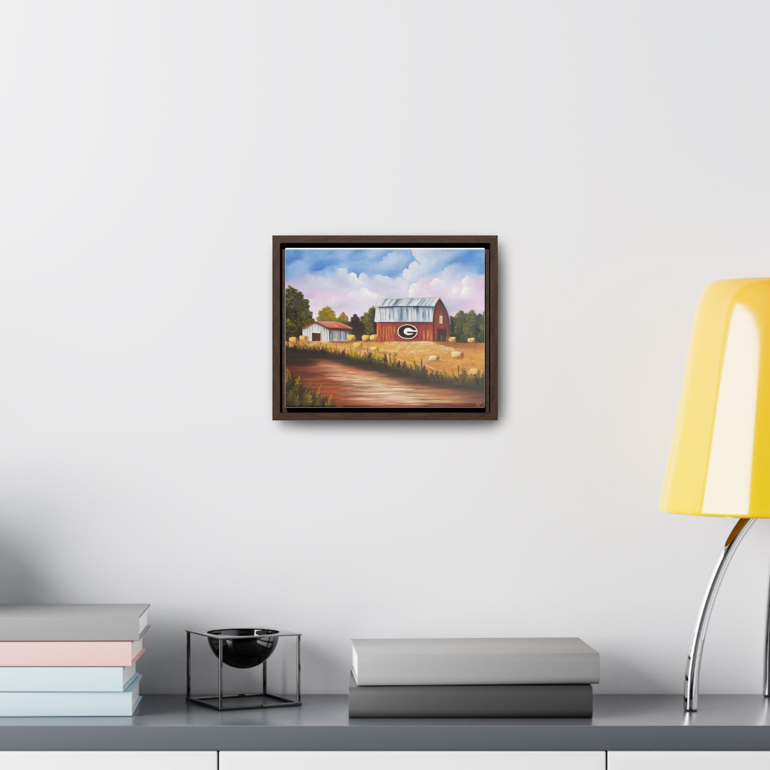 Down Old Nebo Road Horizontal Framed Premium Gallery Wrap Canvas Framed ...