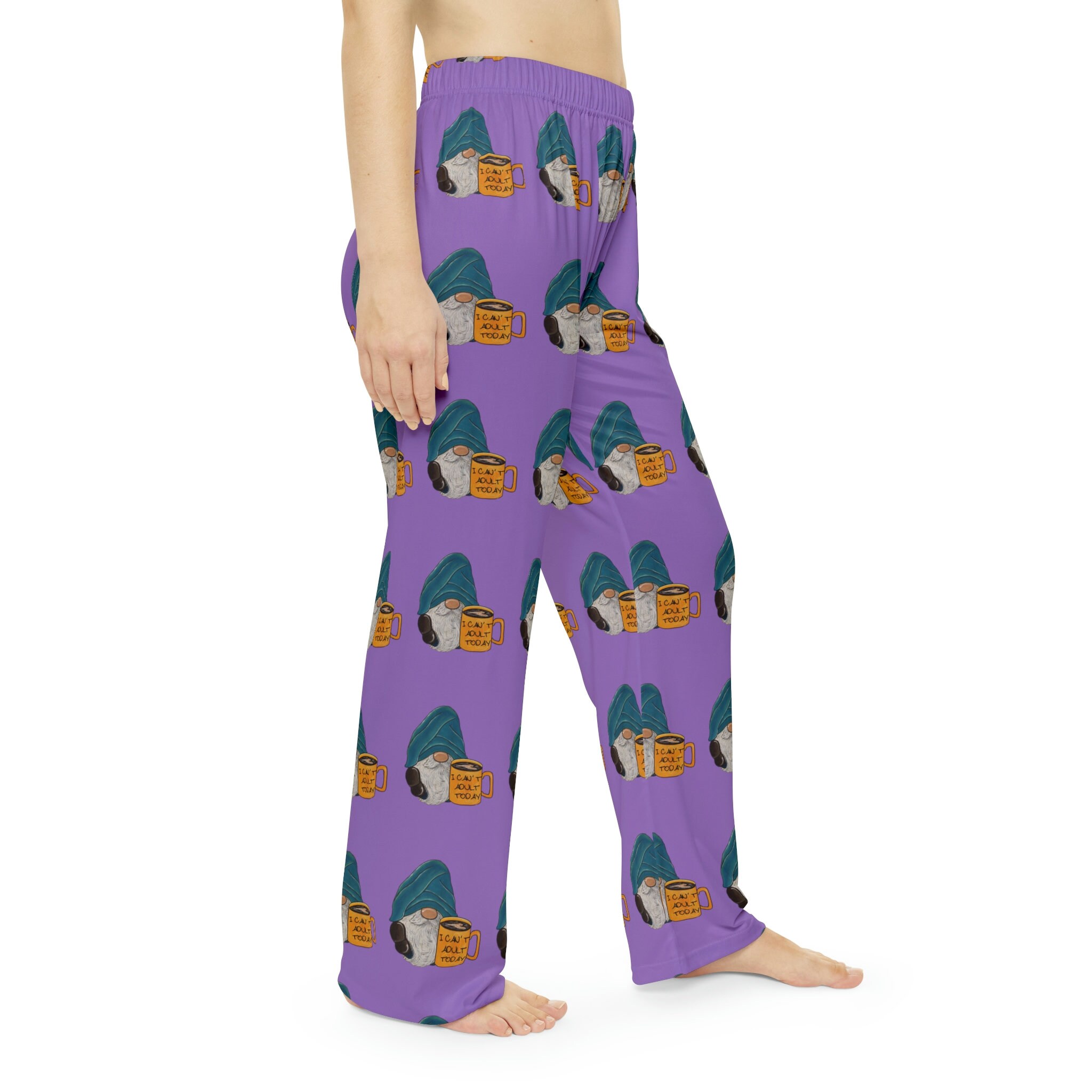 Grumpy Gnome Women's Pajama Pants 8 Sizes I Can't Adult Today Fun PJ ...