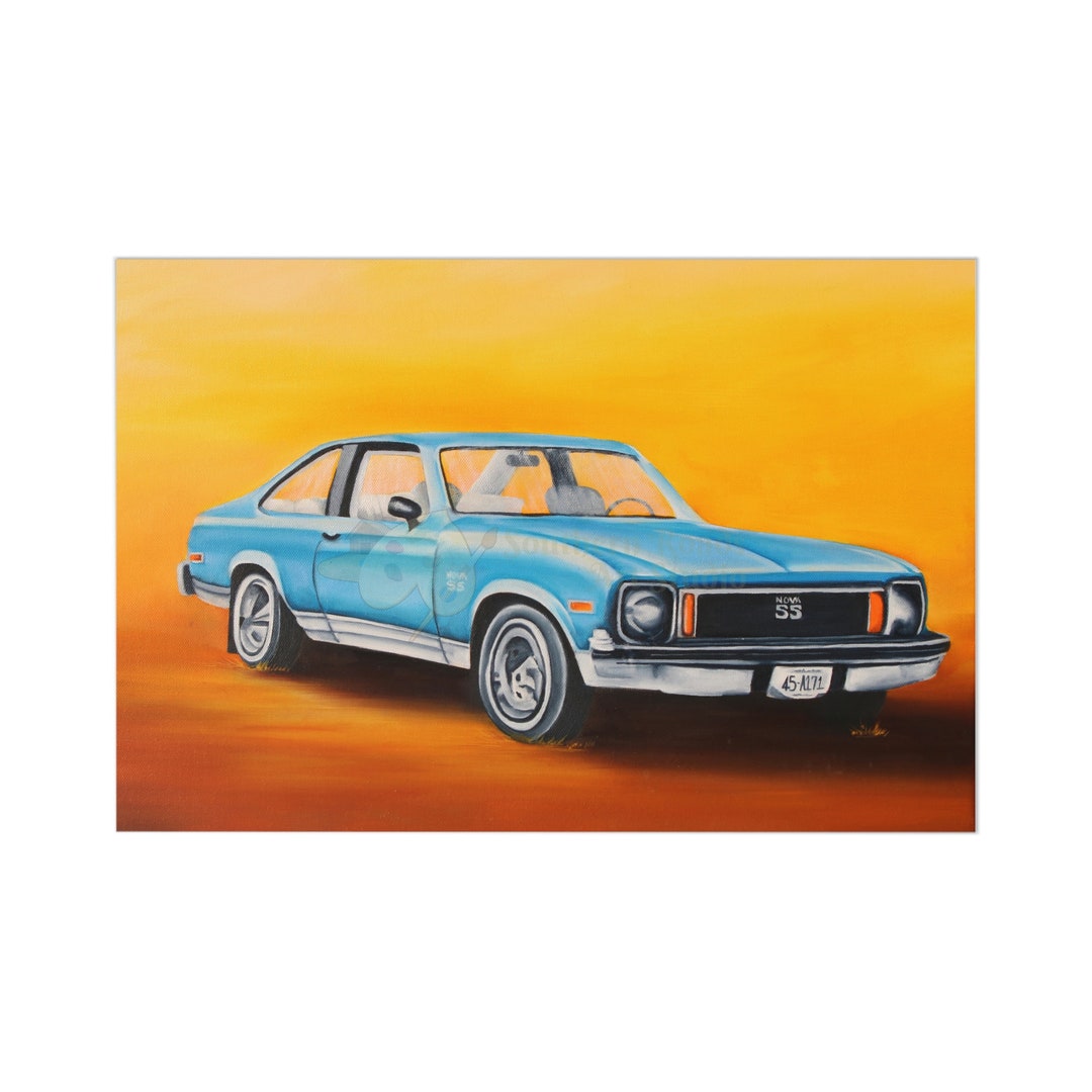 Classic American Muscle Car Postcards 7 Pcs Old Car Note Cards Vintage ...