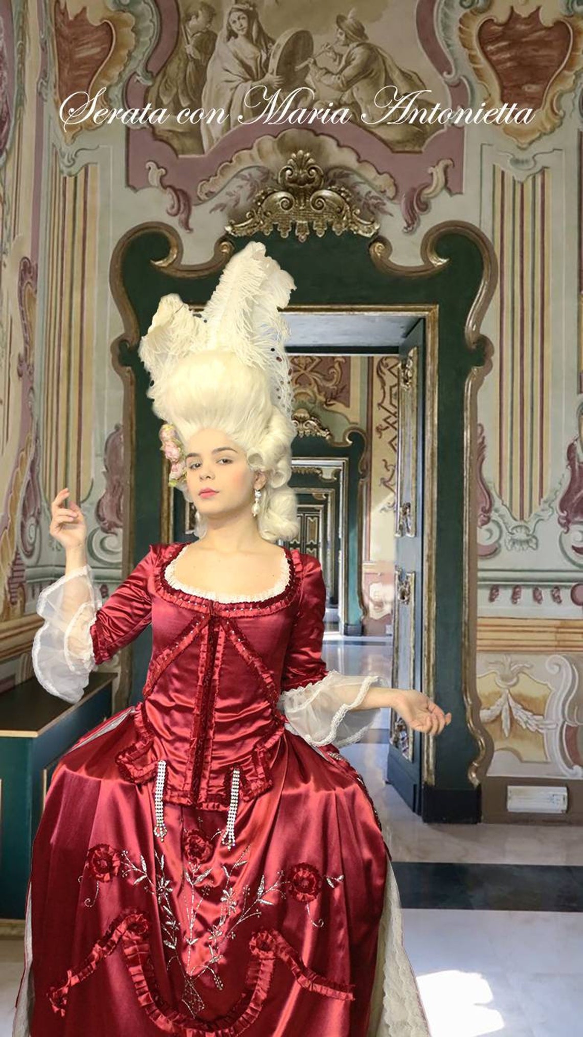 Marie Antoinette 18th Century Rococo Court Dress 1700 Style Historical ...