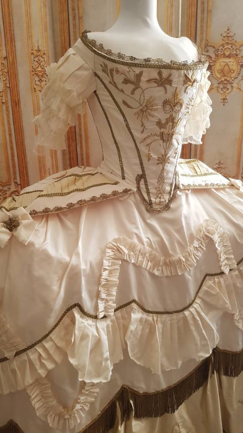 Marie Antoinette Robe De Cour at Versailles - Etsy