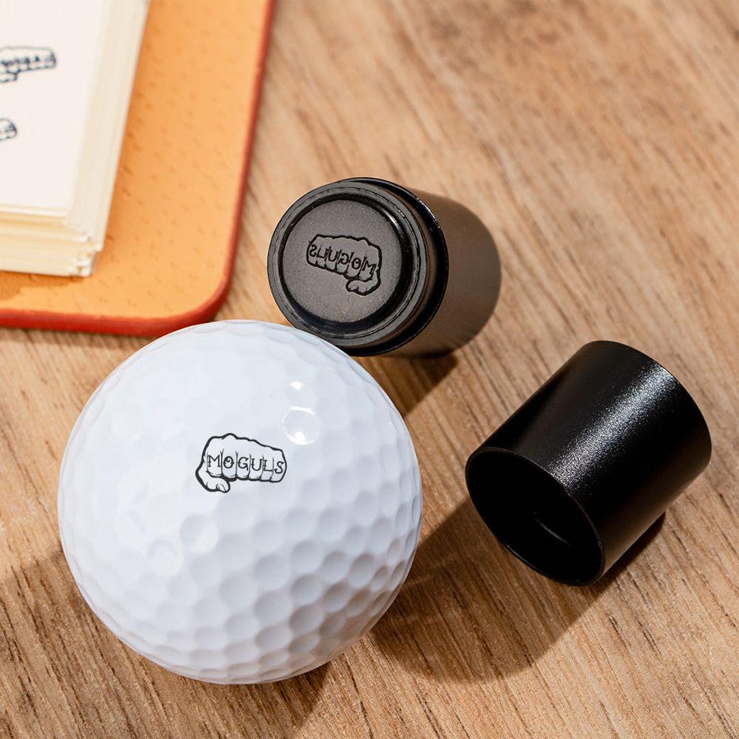 Custom Name Golf Ball Stamp, Golf Ball Marker, Color Ink Stamp ...