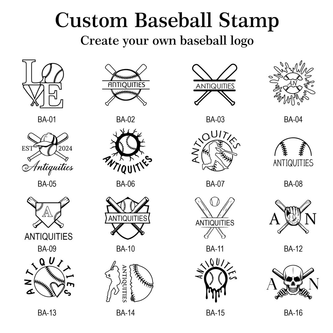 Bestseller! Custom Baseball Stamps! - Etsy
