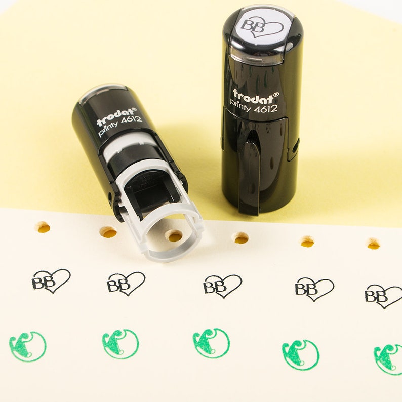 Custom Loyalty Card Stamp, Self-inking Stamp, Small Custom Logo, 12mm Loyalty Card Stamp ...