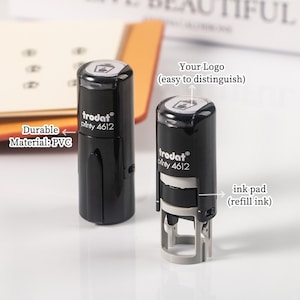 Mini Self Inking Stamp / / Small Loyalty Card Stamps, Small Hand Stamps ...