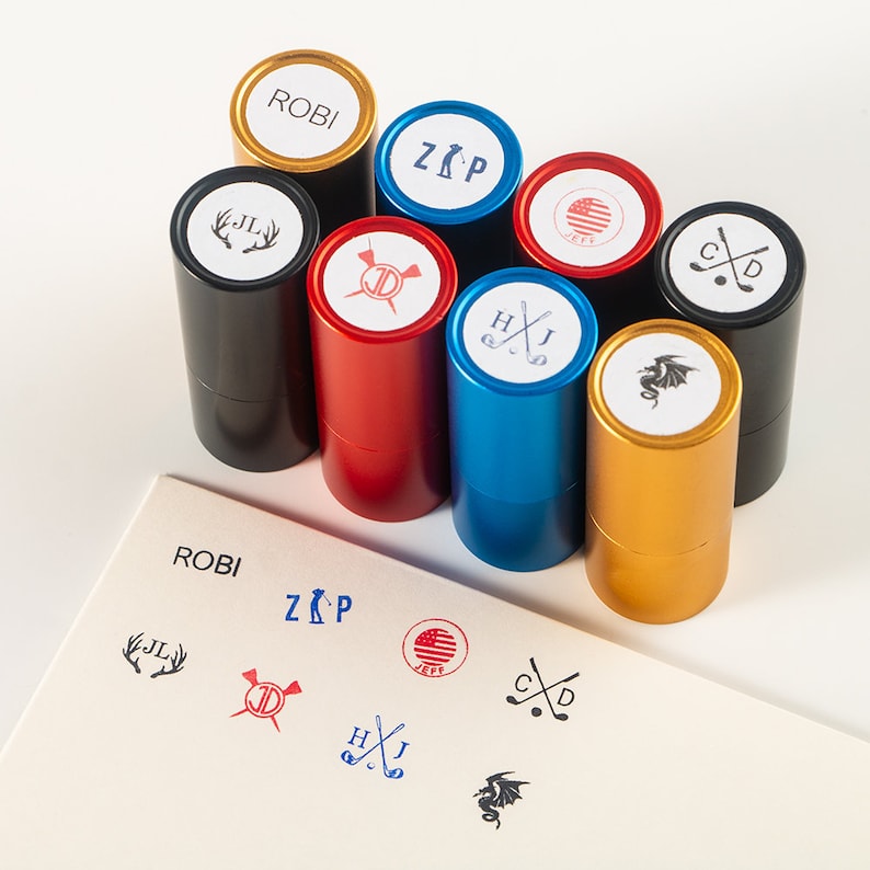 Personalized Your Own Golf Ball Stamp, Golf Ball Marker, Custom Golf ...