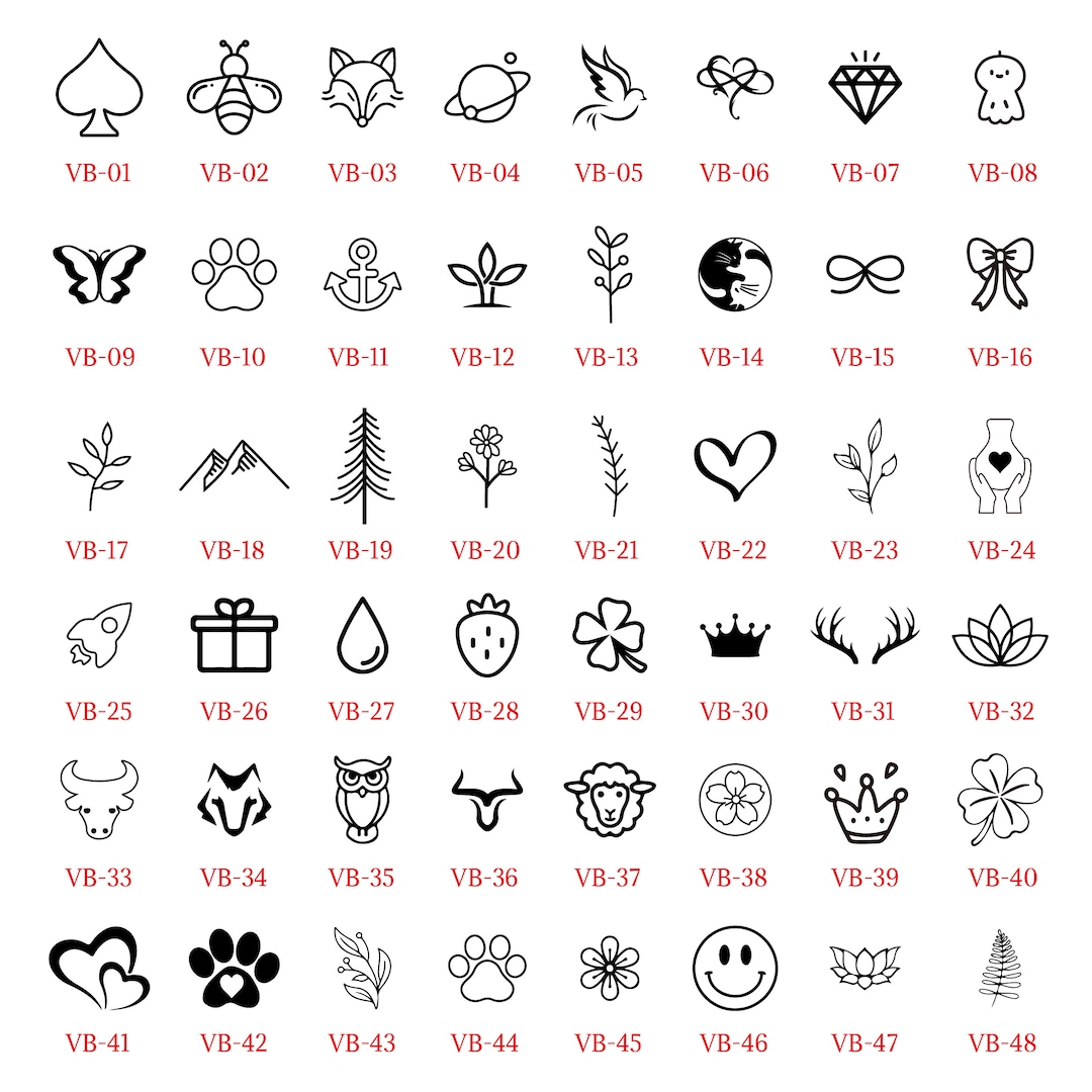 Mini Self Inking Stamp / / Small Loyalty Card Stamps, Small Hand Stamps ...