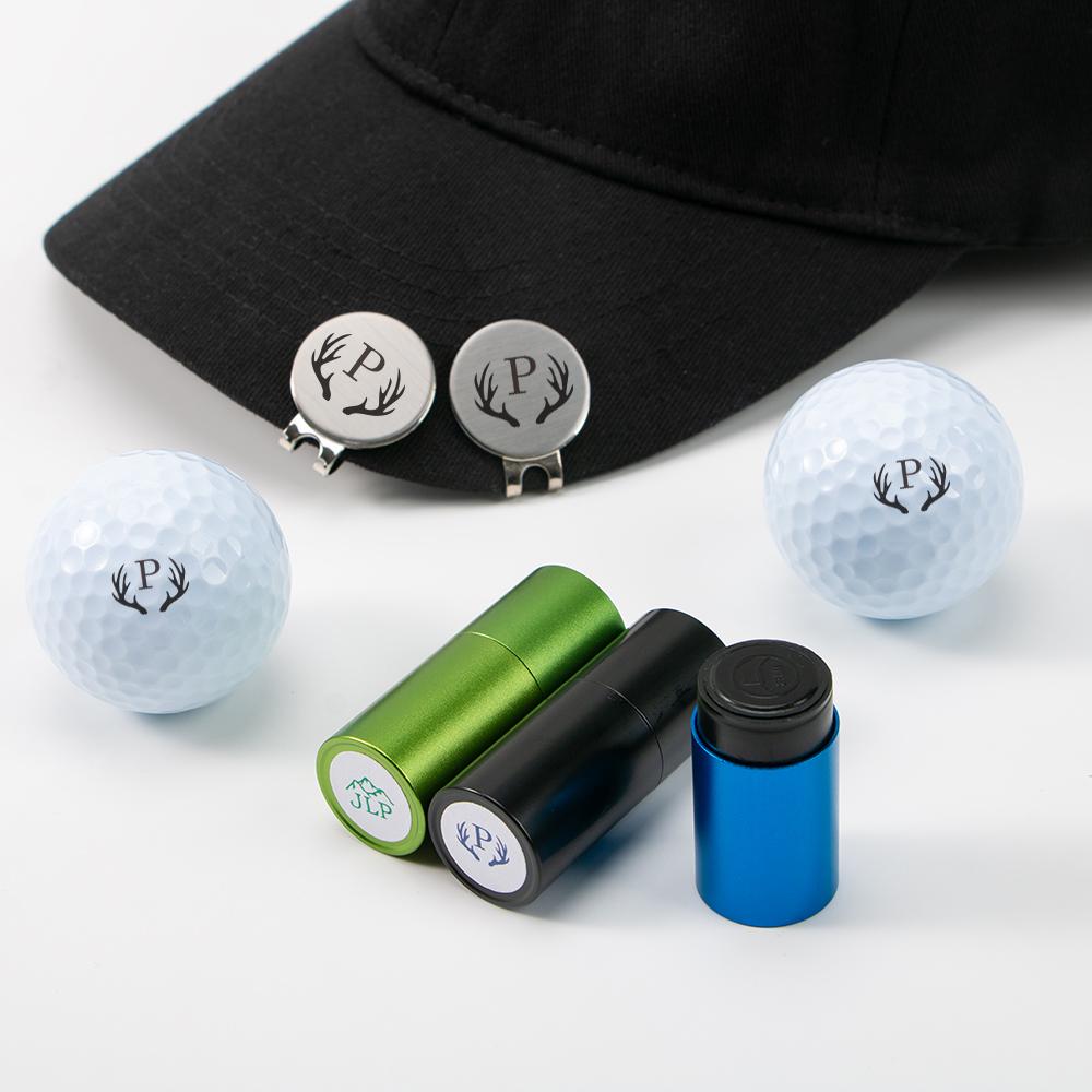 Personalized Your Own Golf Ball Stamp, Golf Ball Marker, Custom Golf ...