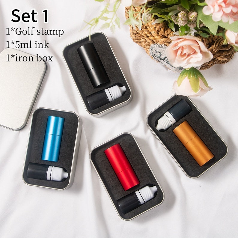 Personalized Your Own Golf Ball Stamp, Golf Ball Marker, Custom Golf ...