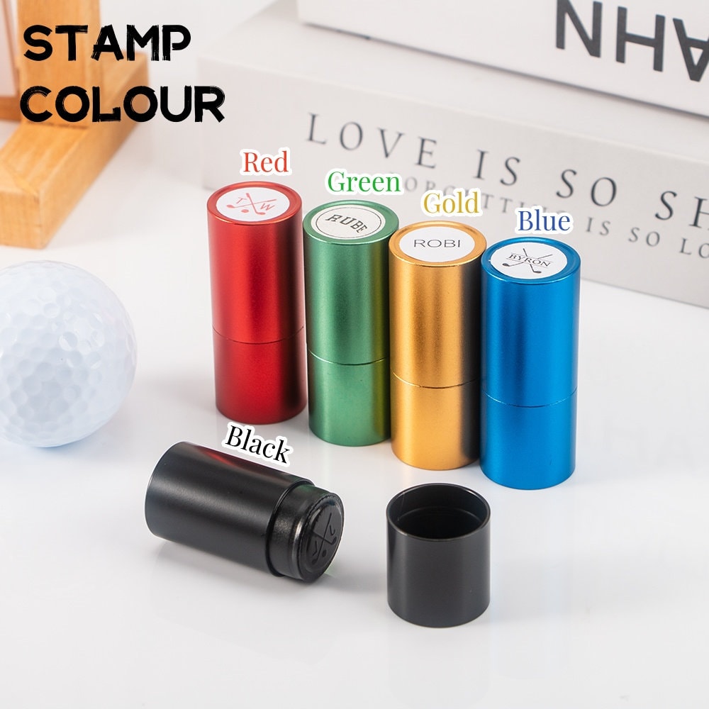 Personalized Your Own Golf Ball Stamp, Golf Ball Marker, Custom Golf ...