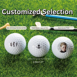 Custom Golf Ball, Photo Face Golf Lover Ball Gift, Dad Golf Ball, Golf ...