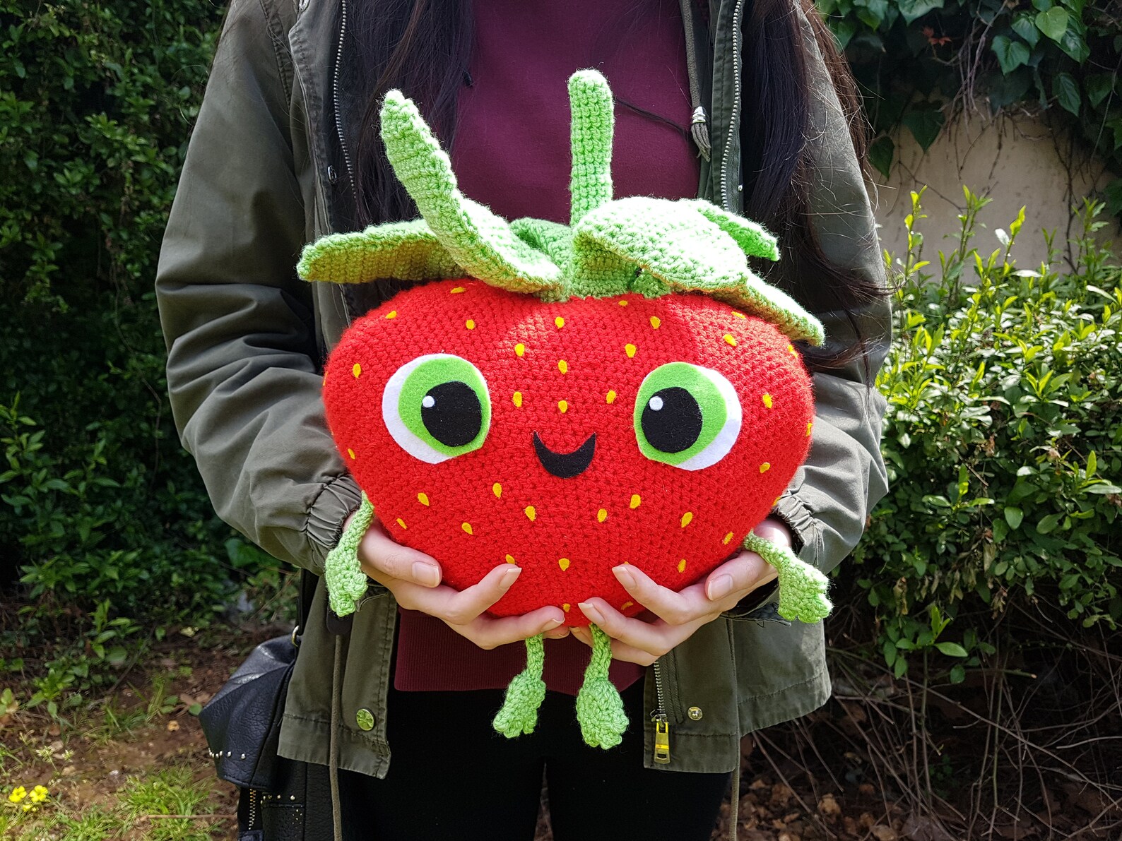 Amigurumi Barry the Strawberry | Etsy
