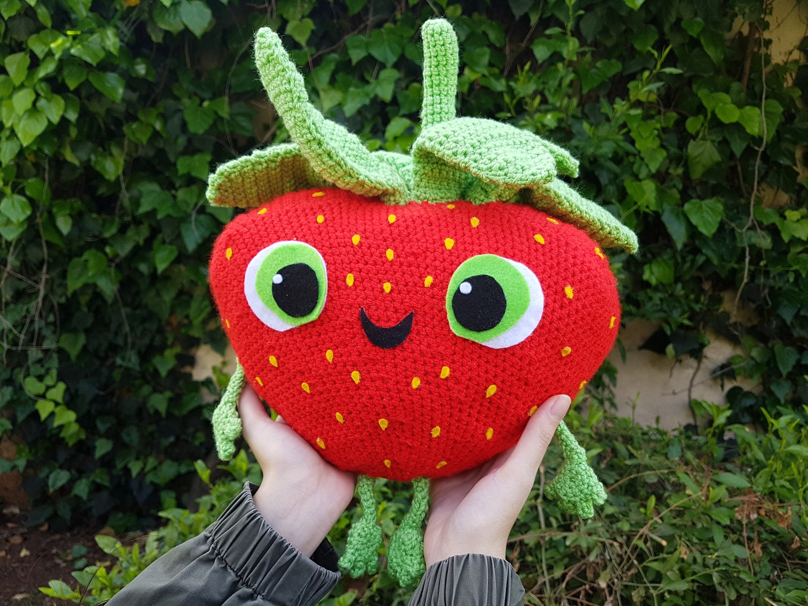 Amigurumi Barry the Strawberry | Etsy