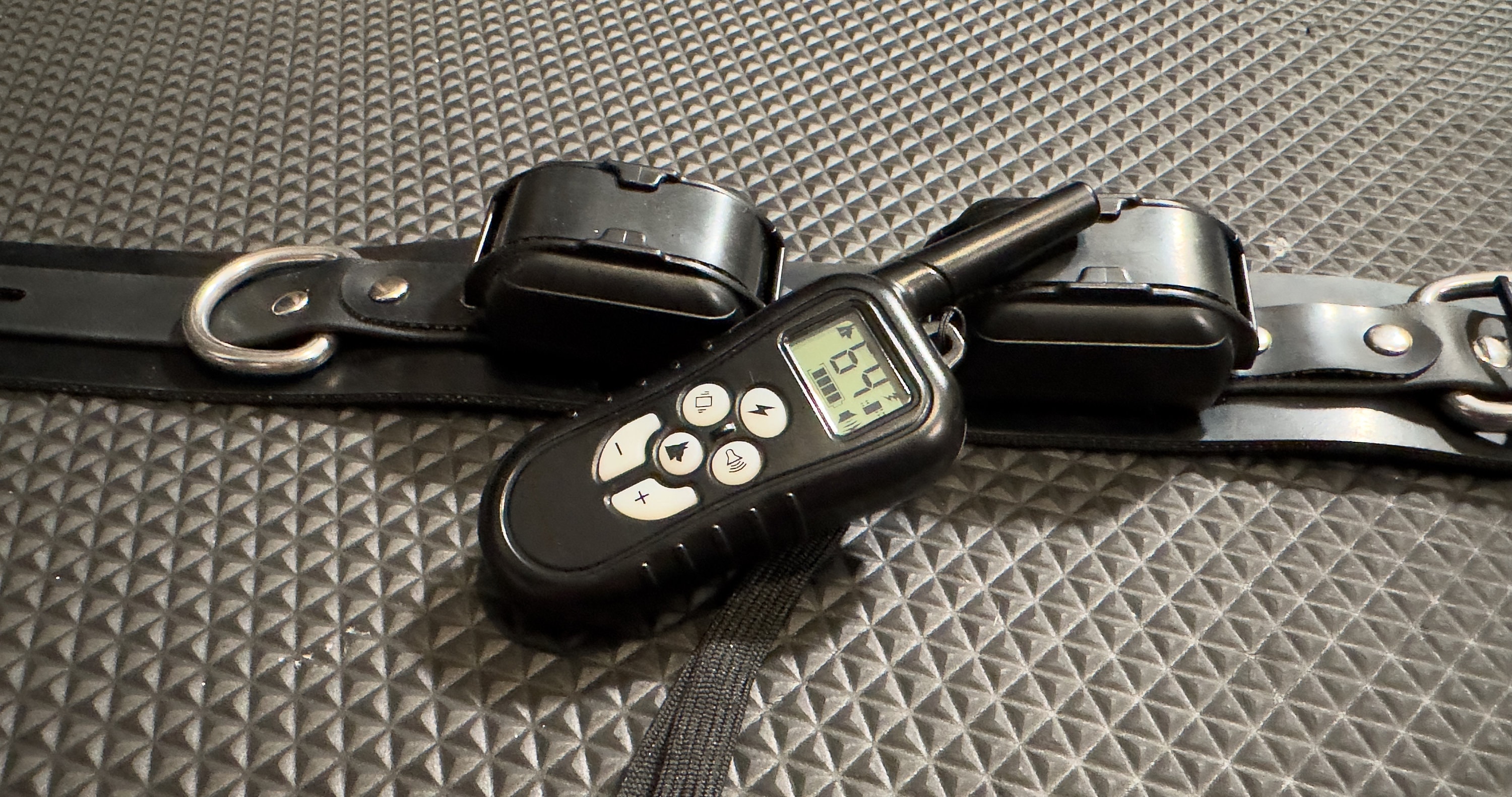 Reinforced Rubber Locking Dual Shock Collar - Ultimate Control & Style ...