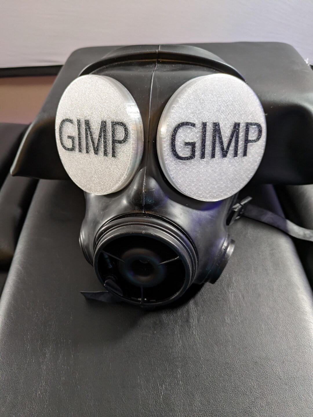 3d-printed Word S10 Gasmask Lens Caps - Kink Edition With Blindfold Feature - Etsy